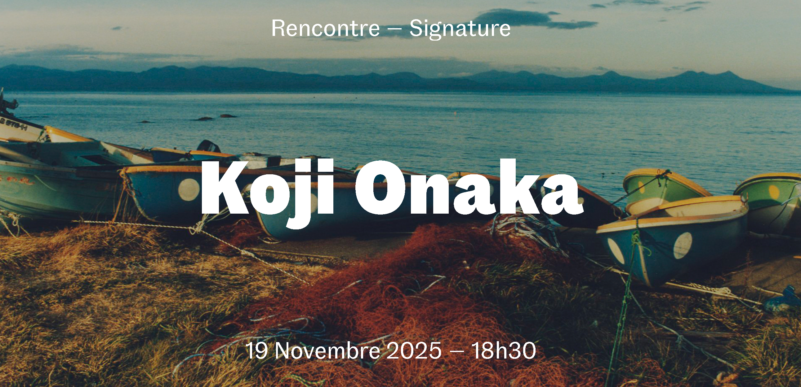 Koji Onaka - Rencontre & Signature – Galerie Écho